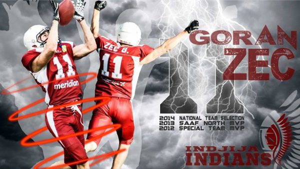 Goran Zec najbolji hvatač Prve lige Srbije - Inđija Indians